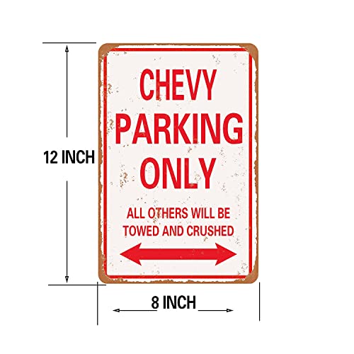 TCHPAX 12X8 - BOSS Parking only vintage look funny mental tin sign-inches-Aluminum