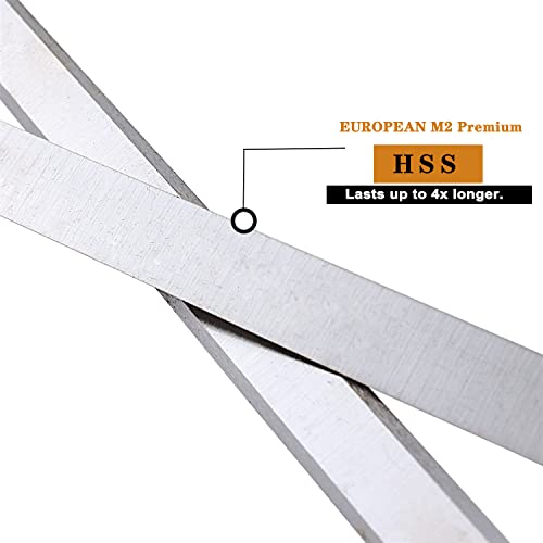 TJATSE 12 Inch HSS Planer Blades Knives for Delta 22-540 22-547 TP300 Craftman 23378, 2 Packs