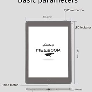 Meebook E-Reader P78 Pro | 7.8”Eink Carta Screen 300PPI | Support Hand Writing | Adjustable Smart Light | Android 11 | Quad Core | Micro-SD Slot | Support Google Play Store | 3GB+32GB | Grey