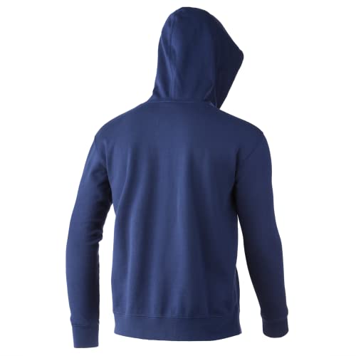 HUK mens Performance Fleece Fishing Hoodie, Huk Logo - Sargasso Sea, X-Large US