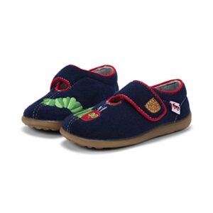 See Kai Run Cruz II - Easy-On Felted Wool Slippers for Little Kids - Hungry Caterpillar, Toddler 7