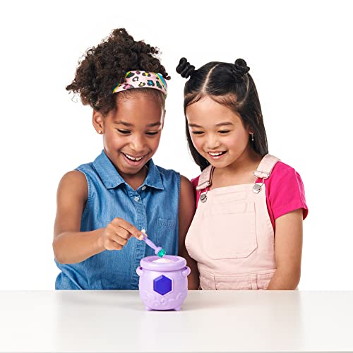 Magic Mixies Mixlings Tap & Reveal Cauldron 2 Pack, Magic Wand Magic Power and Surprise Reveal on Cauldron, for Kids Aged 5 and Up (Styles May Vary), Multicolor