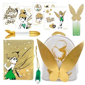 real littles - collectible micro disney tinker bell backpack with 6 surprise toy accessories inside!