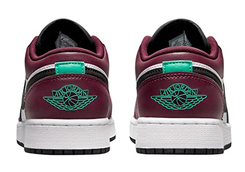 Jordan Boy's Air Jordan 1 Low SE (Big Kid) Dark Beetroot/Black/Roma Green/White 4 Big Kid M