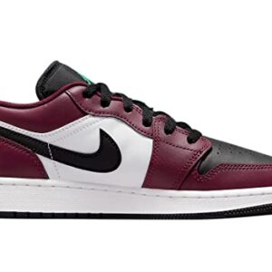 Jordan Boy's Air Jordan 1 Low SE (Big Kid) Dark Beetroot/Black/Roma Green/White 4 Big Kid M