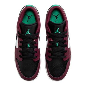 Jordan Boy's Air Jordan 1 Low SE (Big Kid) Dark Beetroot/Black/Roma Green/White 4 Big Kid M