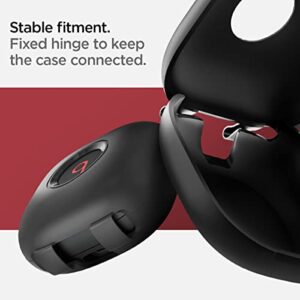 Spigen Silicone Fit Designed for Beats Fit Pro Case (2021) Shock-Absorbing Protector - Black