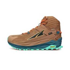 altra men's al0a7r6q olympus 5 mid gtx trail running shoe, brown - 10.5 m us