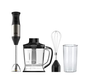 solac professional 1000w* stainless steel hand blender w/accessories kit,standard,sjk-1172