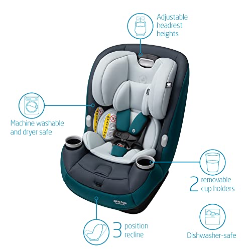 Maxi-Cosi Pria All-in-One Convertible Car Seat, Alpine Jade - PureCosi