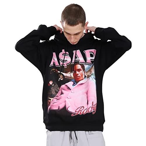 cpfm.xyz Hip Hop Sweatshirts Men's Graphic Pullover Hoodie Hooded Top Black