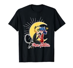 miraculous ladybug & cat noir valentine's day t-shirt