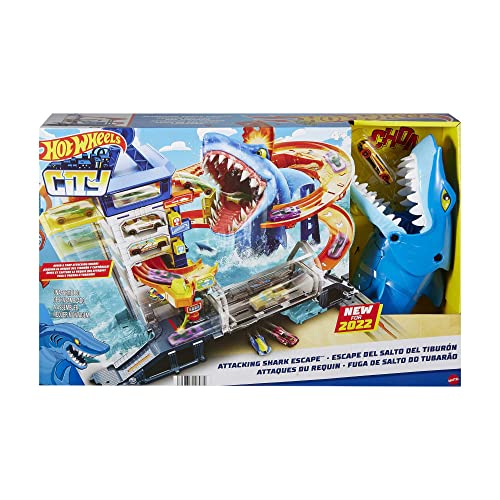 Hot Wheels Attacking Shark Escape Playset