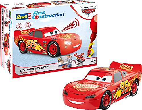 Revell 00920 First Lightning McQueen Disney Cars (Light & Sound) 1:20 Scale, Red