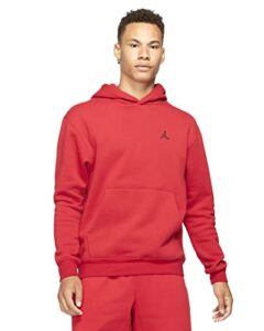 jordan gym red essentials fleece pullover hoodie - xl