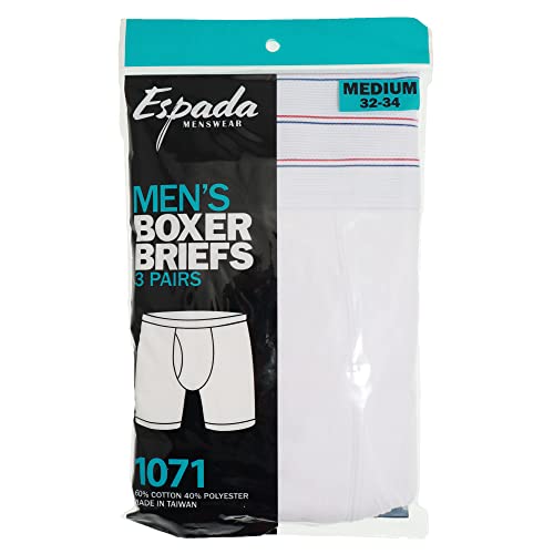 Espada Menswear Men's Comfort Boxer Briefs (3-Pack), 1071_M