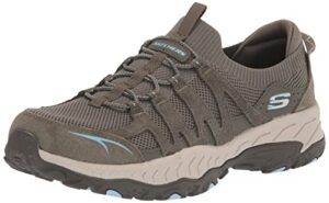 skechers sport women's women's grand peak hiking shoe, olv=olive, 6