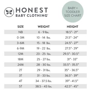 HonestBaby Multipack Short Sleeve T-Shirt Tee 100% Organic Cotton Infant Baby, Toddler, Little Kids Boys, Girls, Unisex, 10-Pack Rainbow Gems Blues