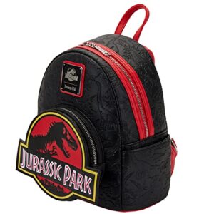 Loungefly Jurassic Park Logo Womens Double Strap Shoulder Bag Purse,One Size, Multicolour