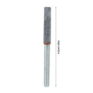 Chainsaw Sharpening Grinding Stone, 3Pcs 4mm 5/32in Diamond Chainsaw Sharpener Burr Stone File Sharpening Tool for Precise, Quick and Easy Sharpening of Chain Saw Blades