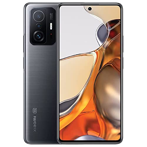 Xiaomi 11T PRO 5G + 4G Volte (128GB, 8GB) 6.67” 108MP Triple NFC Dual SIM (Not Compatible Verizon Sprint Boost Metro At&t Cricket) GSM Unlocked Global (w/Fast Car Charger Bundle) (Meteorite Gray)