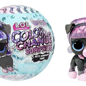 L.O.L. Surprise! LOL Surprise Glitter Color Change Pets with 5 Surprises- Collectible Pet Including Glittery Accessories, Holiday Toy, Great Gift for Kids Girls Boys Ages 4 5 6+ Years Old