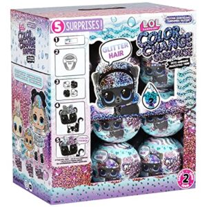 L.O.L. Surprise! LOL Surprise Glitter Color Change Pets with 5 Surprises- Collectible Pet Including Glittery Accessories, Holiday Toy, Great Gift for Kids Girls Boys Ages 4 5 6+ Years Old