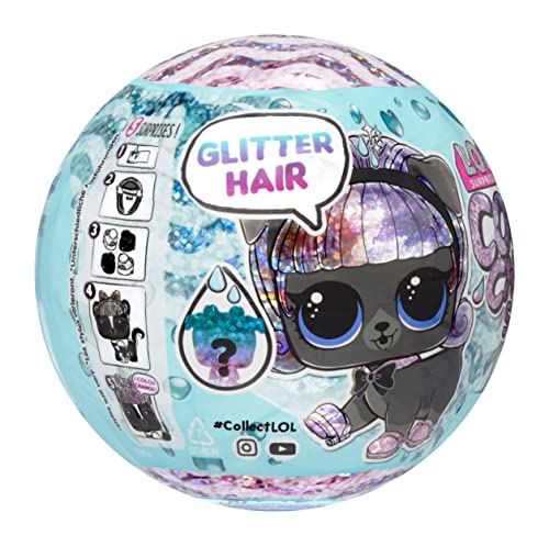 L.O.L. Surprise! LOL Surprise Glitter Color Change Pets with 5 Surprises- Collectible Pet Including Glittery Accessories, Holiday Toy, Great Gift for Kids Girls Boys Ages 4 5 6+ Years Old