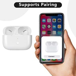 Charging Case Replacement Compatible with Air Pod Pro - Wireless Air Pod Pro Charging Case Only Wired & Wireless Charger Case with Bluetooth Pairing Sync Button, No Earbuds