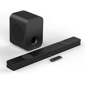 i-box 150w soundbar with wireless subwoofer, resonate tv soundbar system with 3d surround sound, bluetooth 5.0, hdmi (arc), optical input