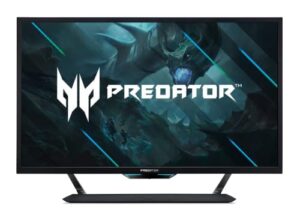 acer predator cg437k sbmiipuzx 42.5" 4k uhd 3840 x 2160 va gaming monitor | adaptive sync, supporting nvidia g-sync compatible| 144hz | 1ms (vrb) | displayhdr 1000| 1xusb type-c, 1xdp 1.4, 2xhdmi 2.1