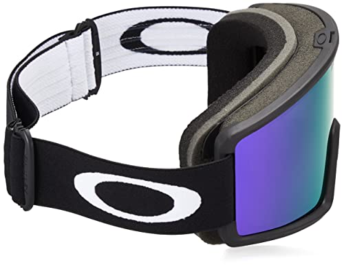 Oakley Target Line Matte Black with Violet Iridium, Medium