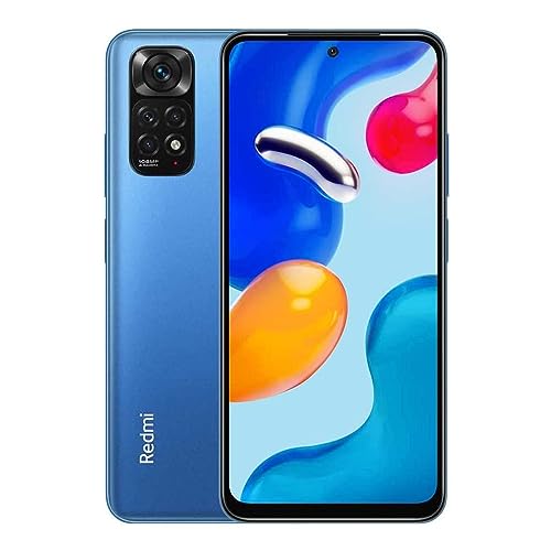 Xiaomi Redmi Note 11S 4G Volte 64GB + 6GB Factory Unlocked 6.43" Quad Camera 108MP Night Mode (NOT Verizon Sprint Boost Cricket At&t) (w/Fast Car Charger Bundle) (Twilight Blue)