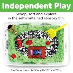 Creativity for Kids Sensory Bin: Race Track - Fine Motor Skills Toys for Kids, Pretend Play Preschool Toys for Toddlers Ages 3+