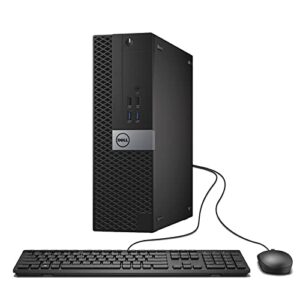 dell optiplex 3050 sff desktop computer pc, intel quad core i5-6500 up to 3.6ghz, 16gb ddr4, 256gb ssd, wifi, 4k support, dp, hdmi,windows 10 pro 64 bit english/spanish/french(renewed)