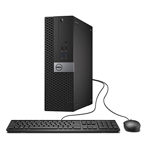 Dell Optiplex 3050 SFF Desktop Computer PC, Intel Quad Core i5-6500 up to 3.6GHz, 16GB DDR4, 256GB SSD, WiFi, 4K Support, DP, HDMI,Windows 10 Pro 64 Bit English/Spanish/French(Renewed)