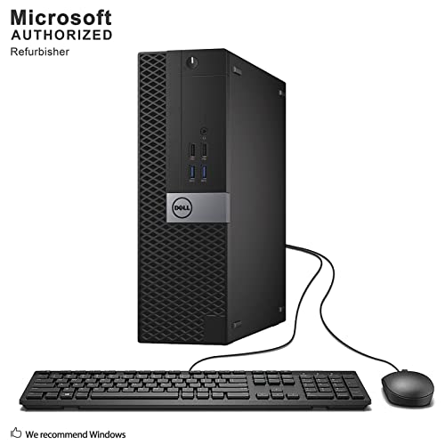 Dell Optiplex 3050 SFF Desktop Computer PC, Intel Quad Core i5-6500 up to 3.6GHz, 16GB DDR4, 256GB SSD, WiFi, 4K Support, DP, HDMI,Windows 10 Pro 64 Bit English/Spanish/French(Renewed)