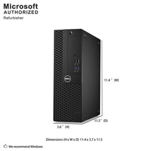 Dell Optiplex 3050 SFF Desktop Computer PC, Intel Quad Core i5-6500 up to 3.6GHz, 16GB DDR4, 256GB SSD, WiFi, 4K Support, DP, HDMI,Windows 10 Pro 64 Bit English/Spanish/French(Renewed)