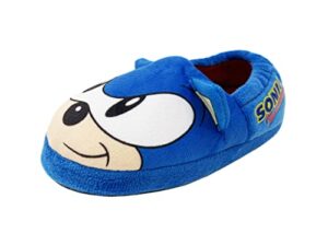 william lamb childs sonic the hedgehog slippers (us 3, numeric_3), blue, brandcolorsize