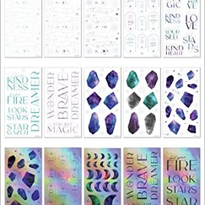 The Happy Planner Sticker Pack for Calendars, Journals and Projects –Multi-Color, Easy Peel – Scrapbook Accessories – Stargazer Theme – 30 Sheets, 567 Stickers Total