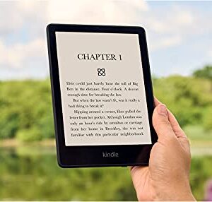 Kindle Paperwhite (8 GB) – Now with a 6.8" display and adjustable warm light - Without Lockscreen Ads - Black