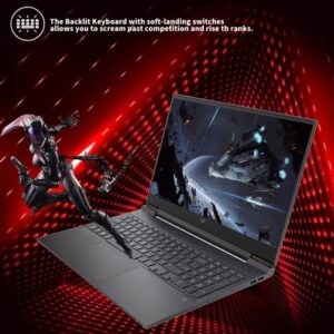 HP 2022 Victus 15.6" FHD Gaming Laptop, AMD Ryzen 7-5800H (Beats i7-10870H), 64GB RAM, 2TB PCIe SSD, NVIDIA GeForce RTX 3050 Ti, Backlit Keyboard, Win 11, Mica Silver, 32GB SnowBell USB Card