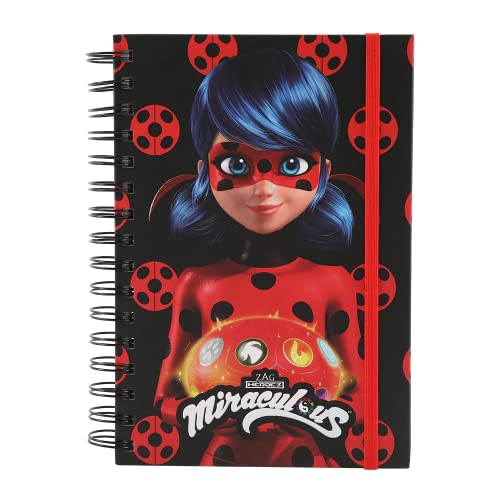 ZAG STORE - Miraculous Ladybug - Super Heroes Notebook Ladybug A5