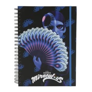 zag store - miraculous ladybug - super heroes notebook mayura a5