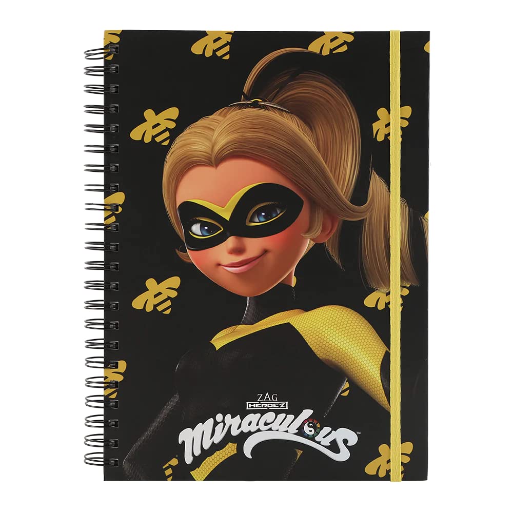 ZAG STORE - Miraculous Ladybug - Super Heroes Notebook Queen Bee A5