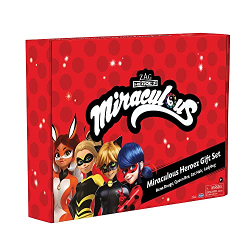 JP Miraculous Ladybug Edition 4 Pack w/Exclusive Ladybug Fashion Heroez Gift Set