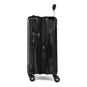 Travelpro Maxlite Air Hardside Expandable Luggage, 8 Spinner Wheels, Lightweight Hard Shell Polycarbonate, Black, Carry-On 21-Inch