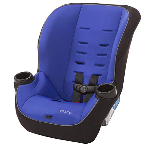 Cosco Onlook 2-in-1 Convertible Car Seat, Rear-Facing 5-40 pounds and Forward-Facing 22-40 pounds and up to 43 inches, Vibrant Blue