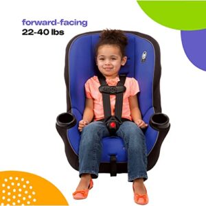 Cosco Onlook 2-in-1 Convertible Car Seat, Rear-Facing 5-40 pounds and Forward-Facing 22-40 pounds and up to 43 inches, Vibrant Blue