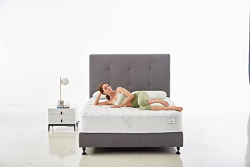 King Size Mattress - 10 Inch Cool Memory Foam & Spring Hybrid Mattress with Breathable Cover - Comfort Tight Top - Rolled in a Box - Oliver & Smith